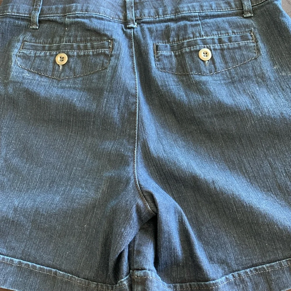 Gloria Vanderbilt | Shorts | Gloria Vanderbilt Dark Blue Denim Stretch ...